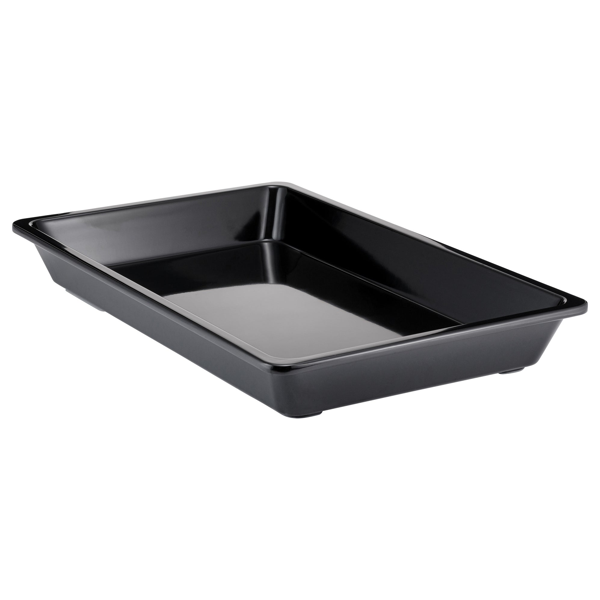 Black Melamine1/1 Thin Rim Gastro Dish w/sf 6.4L — Dalebrook