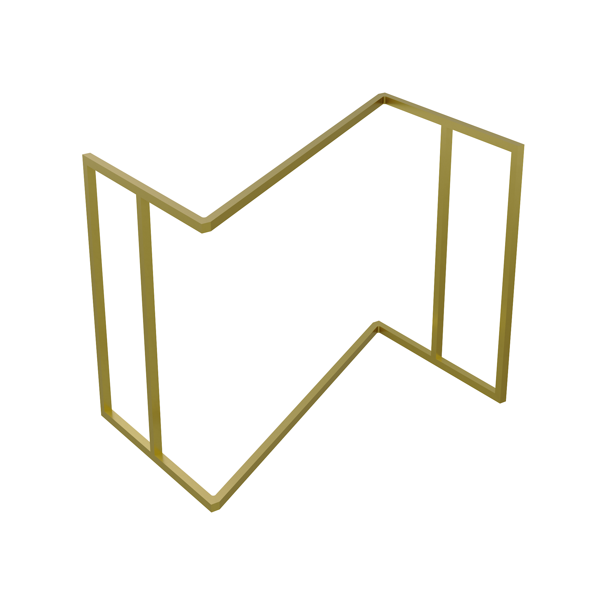 Z Stand Gold Stainless Steel GN1/1 — Dalebrook