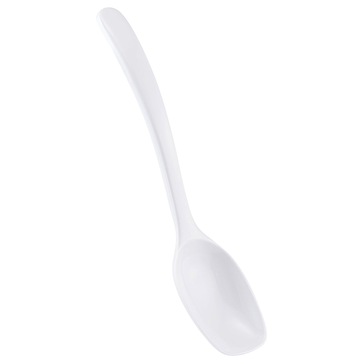 White Melamine Small Spoon 182mm — Dalebrook