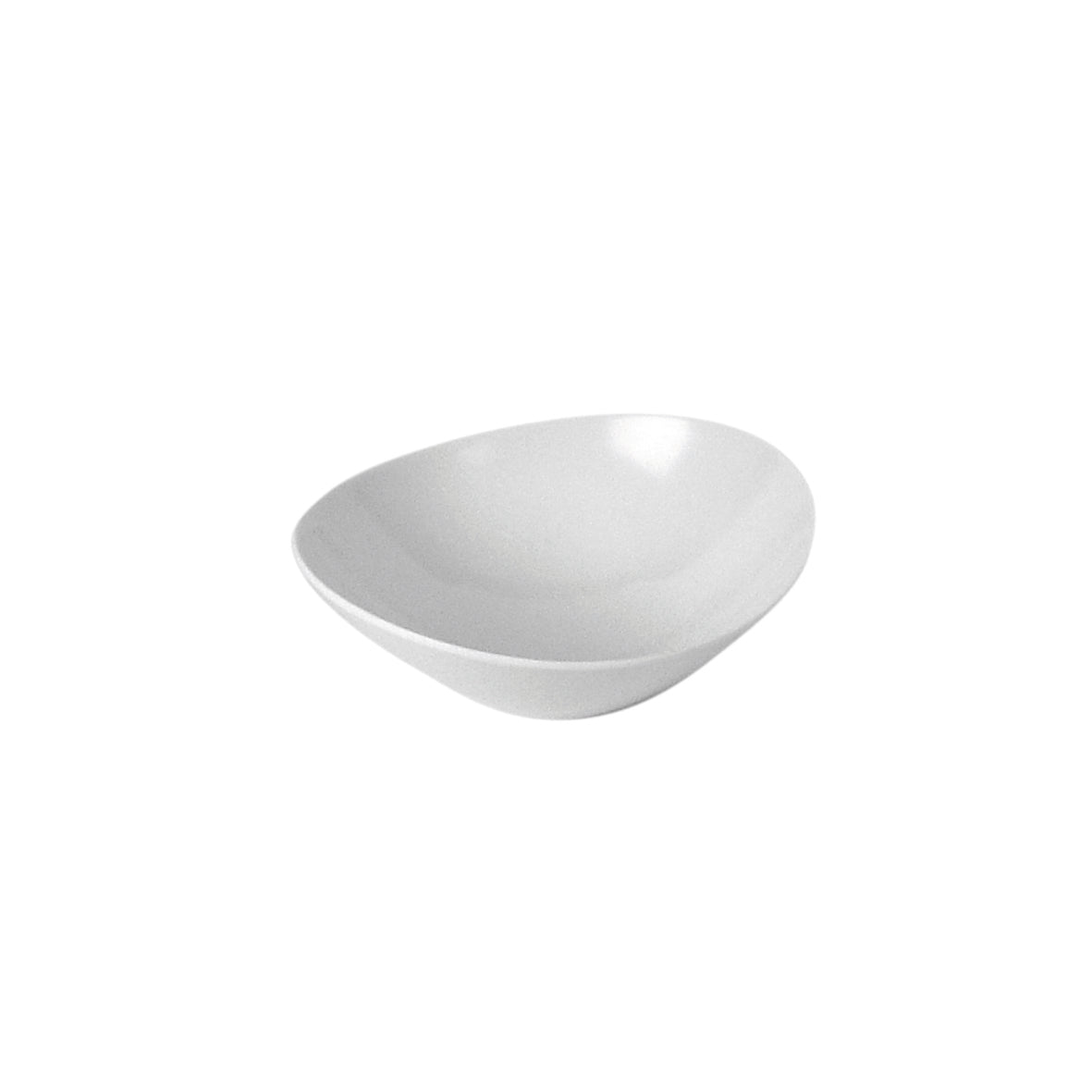 White Melamine Ellipse Small Dish 300ml — Dalebrook