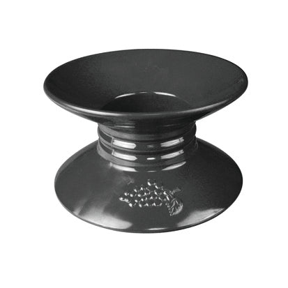 Black Melamine Pedestal Stand (Embossed)170mm — Dalebrook