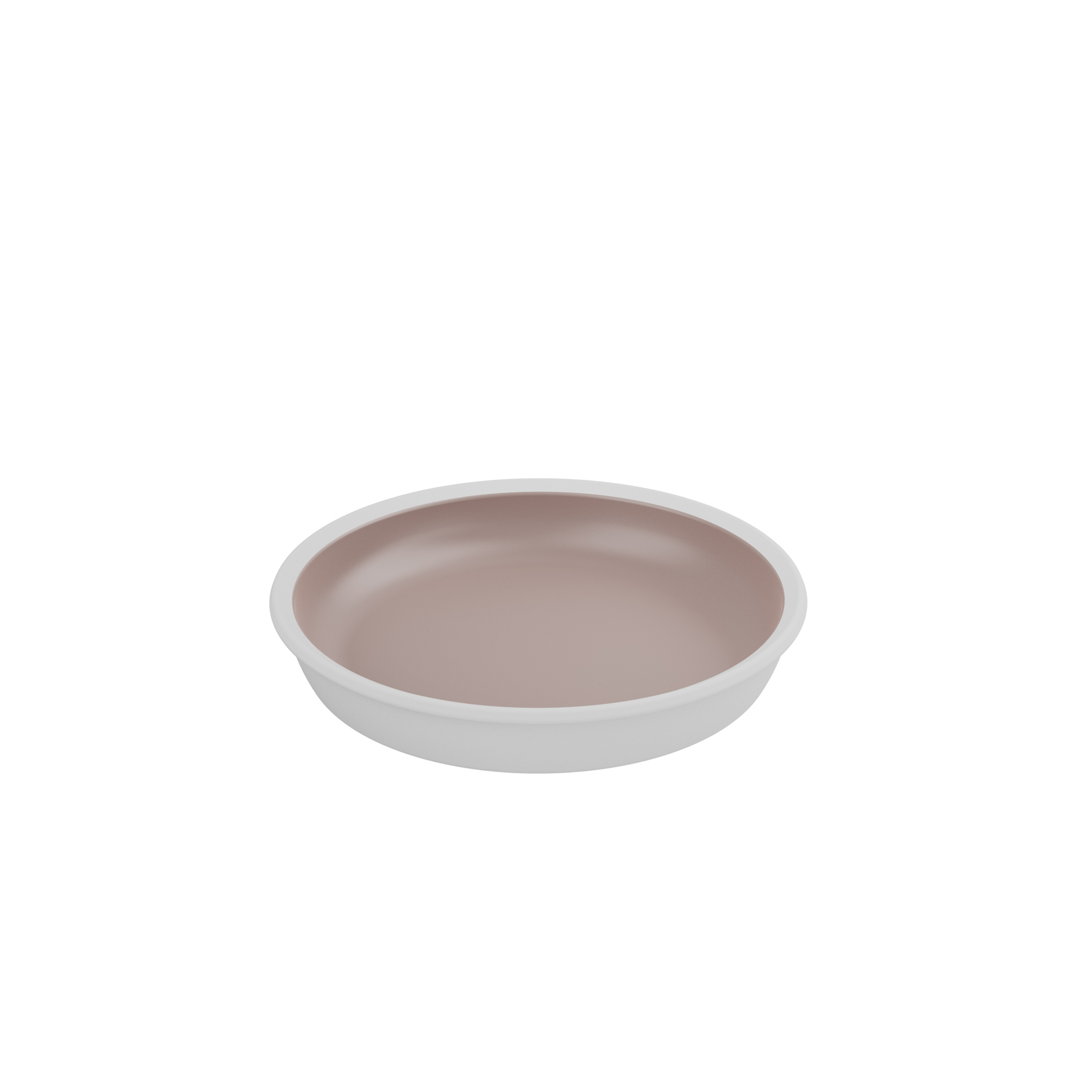 Trafalgar White and Taupe Melamine Dish Insert 210x210x36mm — Dalebrook