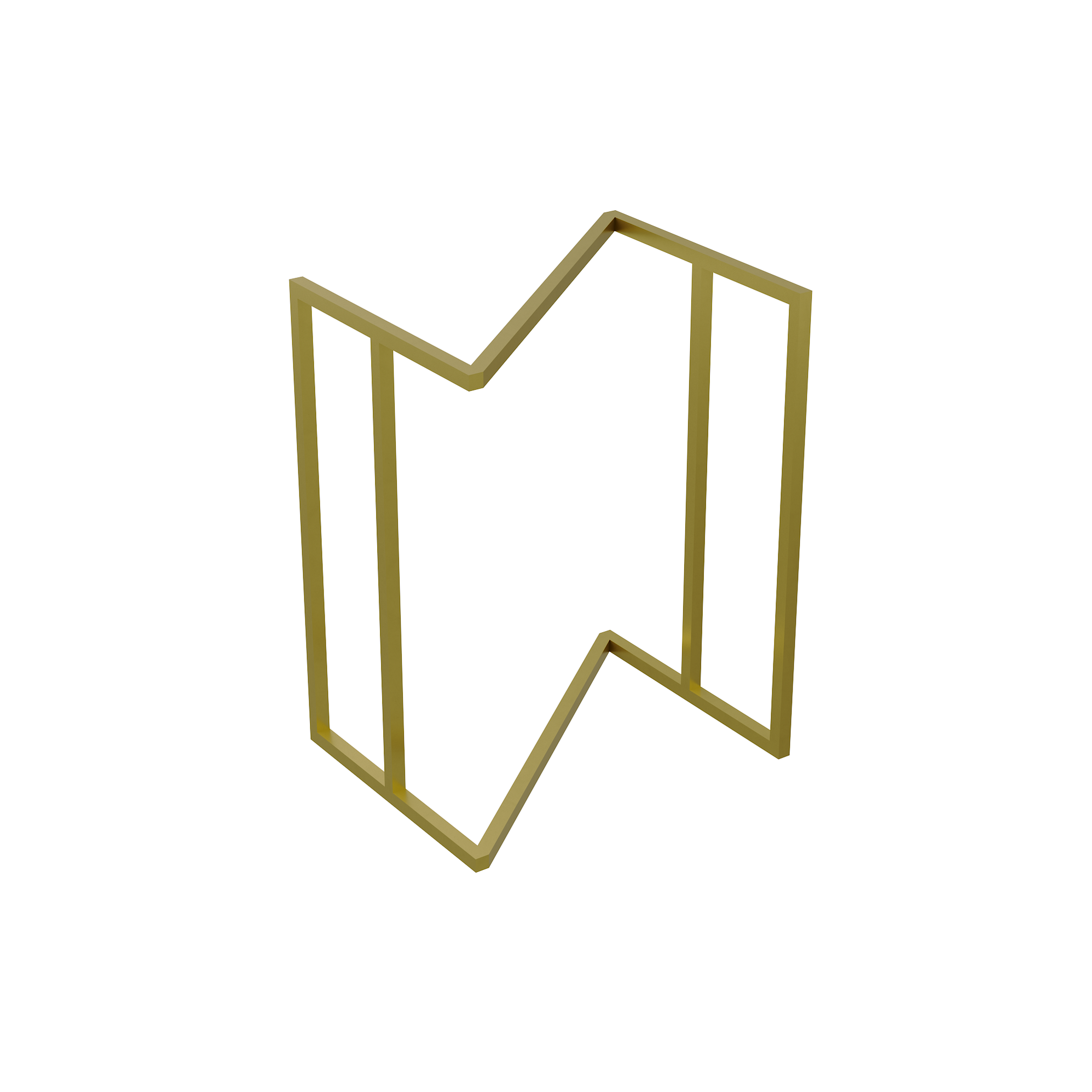 Z Stand Gold Stainless Steel GN1/2 310 x 248 x 400mm — Dalebrook