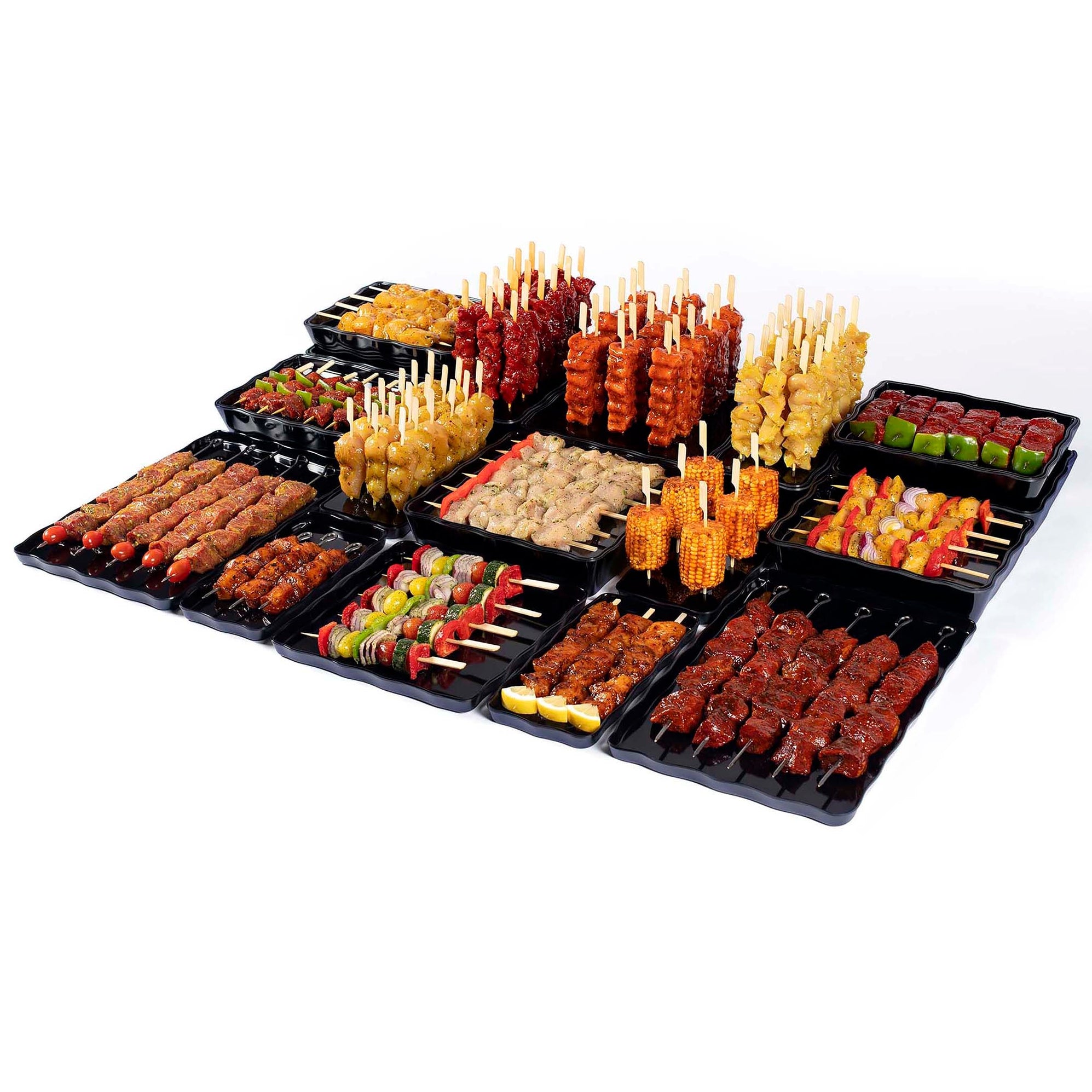 Black Melamine Aalto Tray 310x340x20mm — Dalebrook