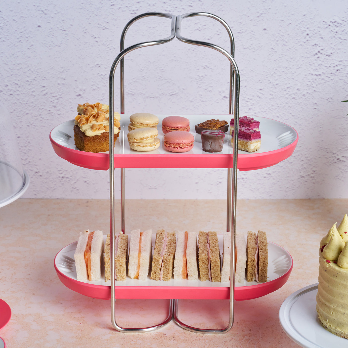 Stainless Steel Talon Tea Stand 195 x 160 x 400mm — Dalebrook