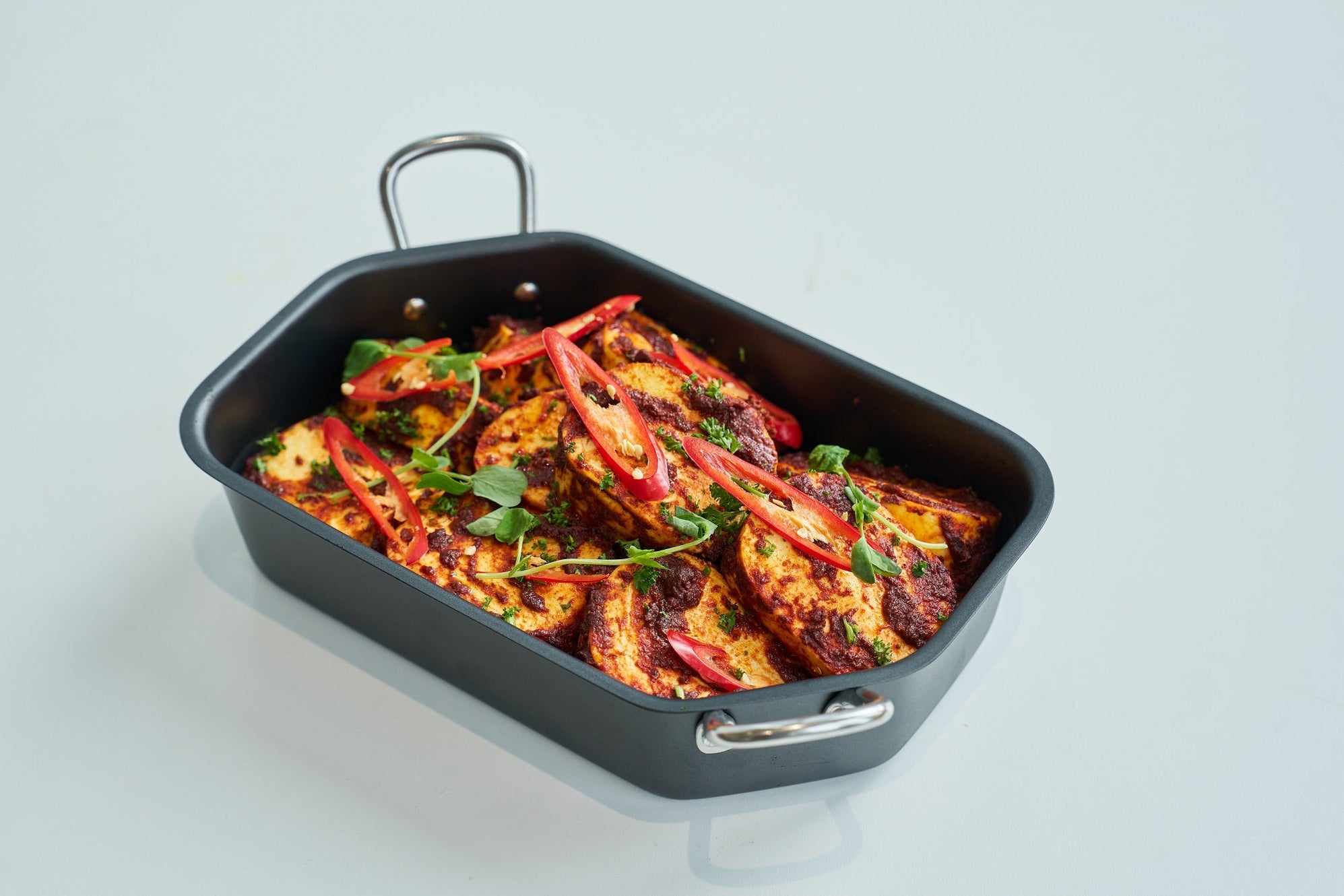 Ore Black Stainless Steel Greblon Crock 265x164x70mm — Dalebrook